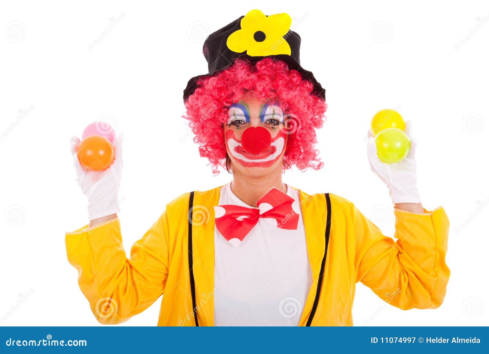 Funny clown stock image. Image of carnival, humorous - 11074997
