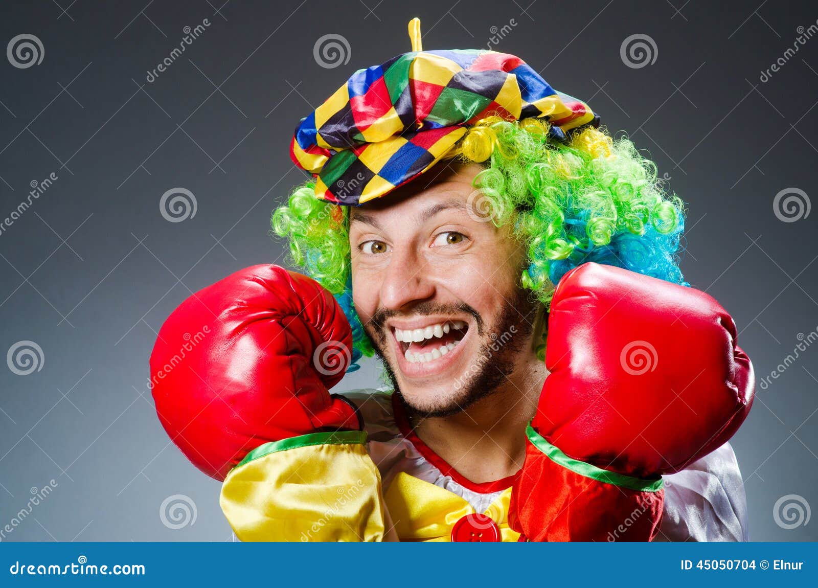 Funny clown stock photo. Image of conflict, humor, clown - 45050704