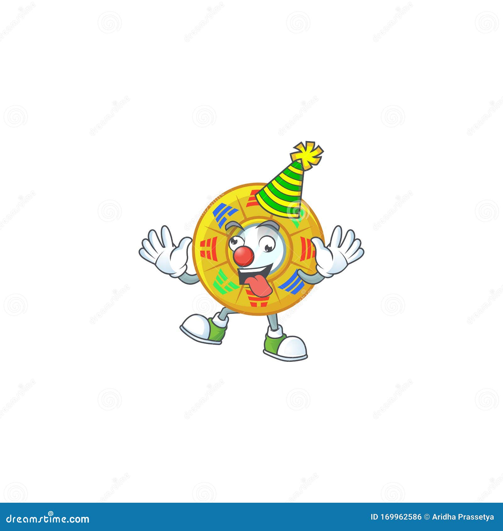 Funny Clown Chinese Circle Feng Shui Cartoon Character Mascot Design ... Funny Clown Chinese Circle Feng Shui Cartoon Character Mascot Design ...