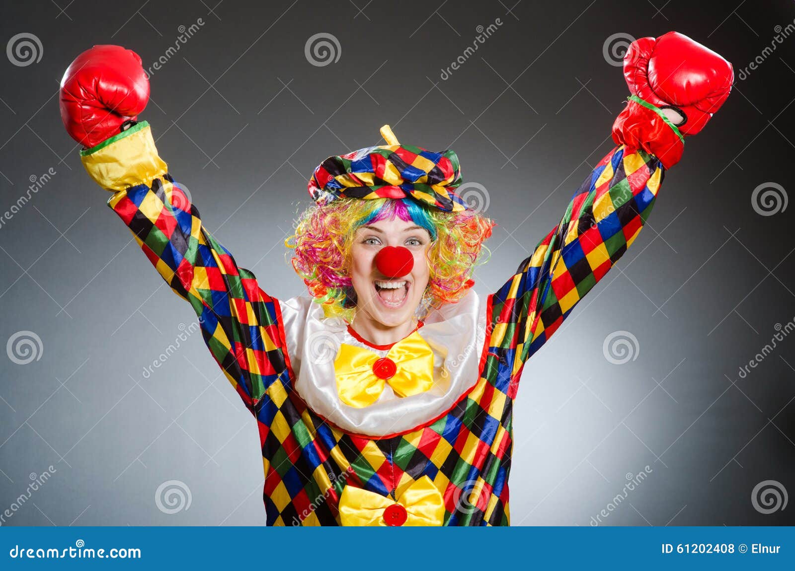 The Funny Clown in Comical Concept Stock Photo - Image of buffoon ...