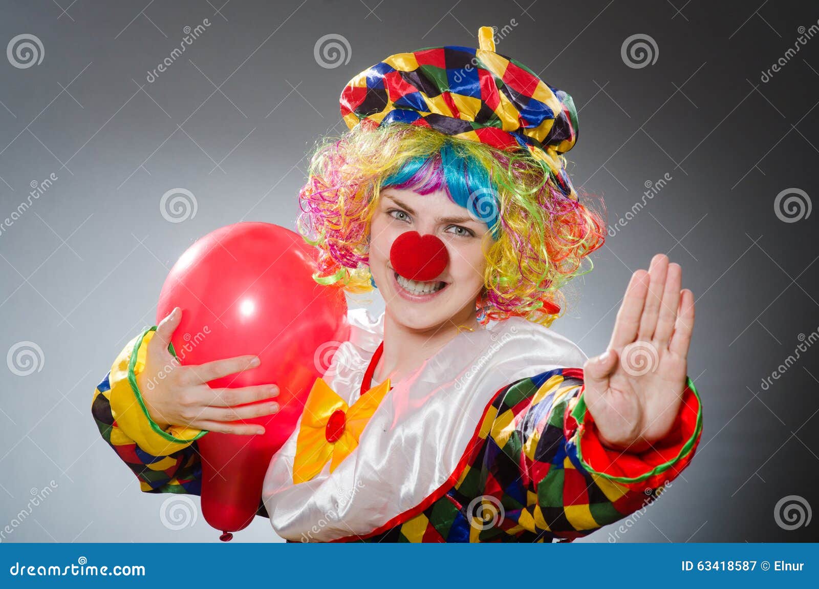 The Funny Clown in Comical Concept Stock Image - Image of funny, clown ...