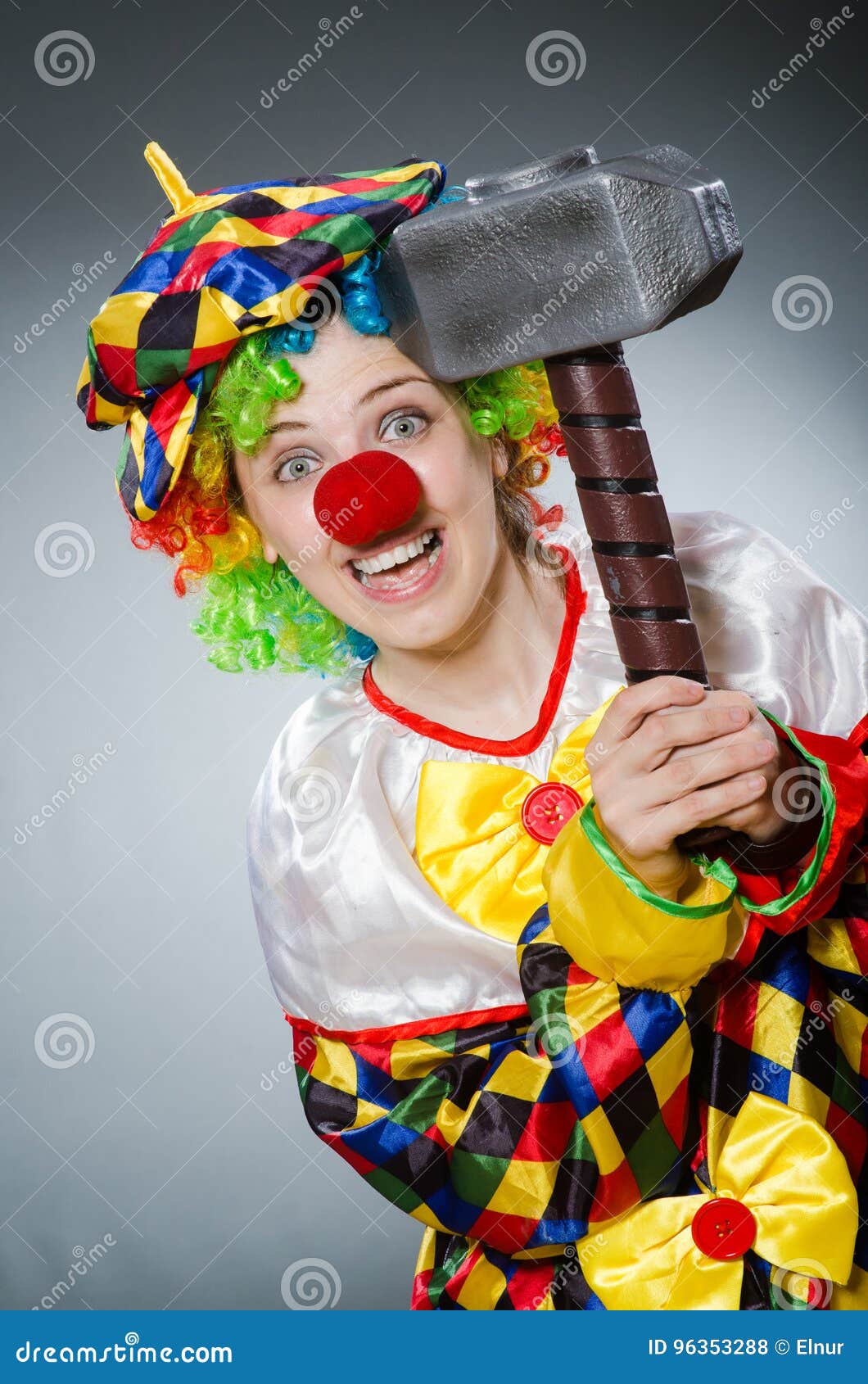The Funny Clown in Comical Concept Stock Photo - Image of humour ...