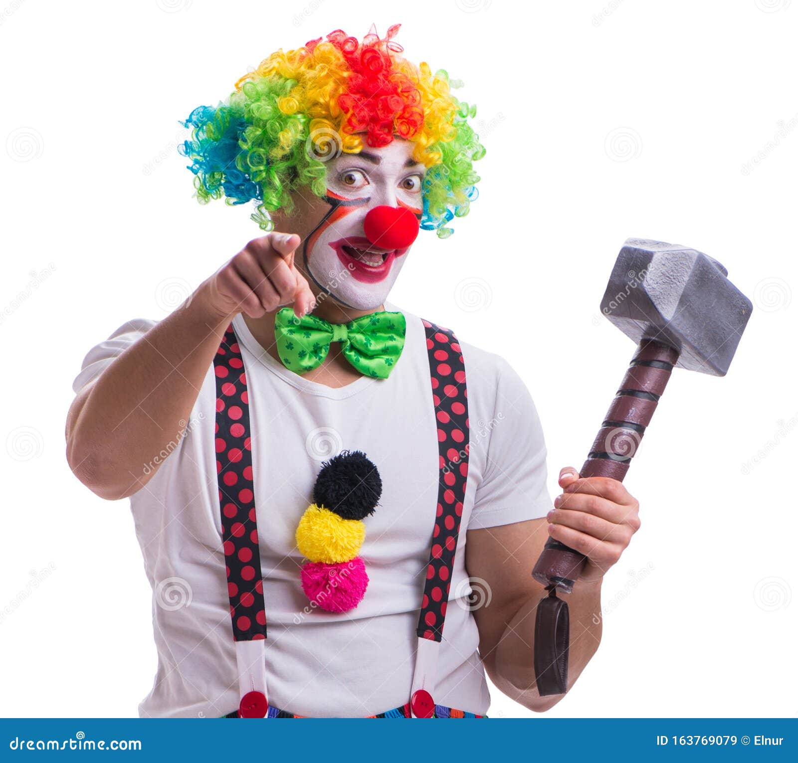 Clown Hammer Isolated White Stock Photos - Download 148 Royalty Free Photos