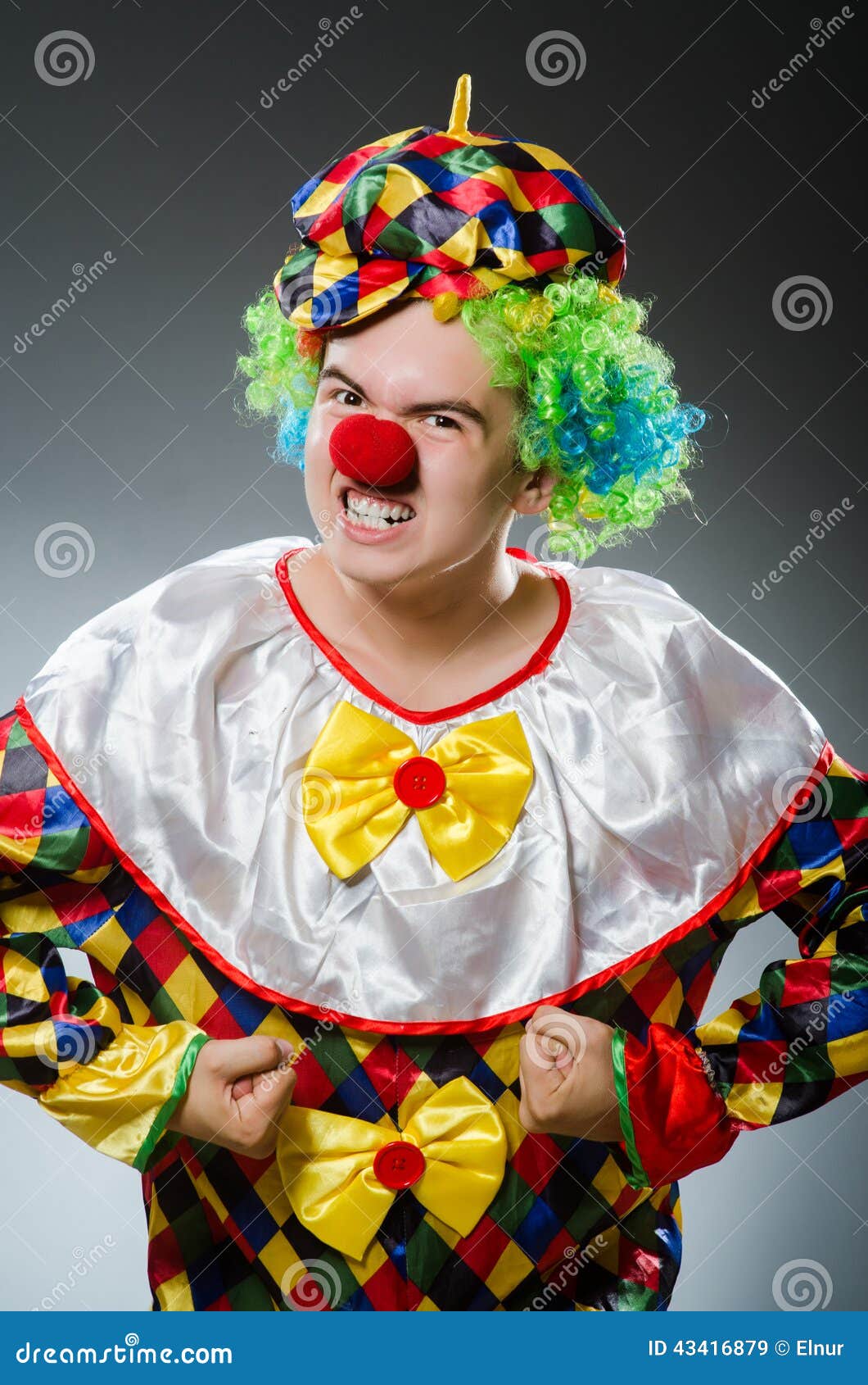 Funny clown stock image. Image of humour, fool, jester - 43416879