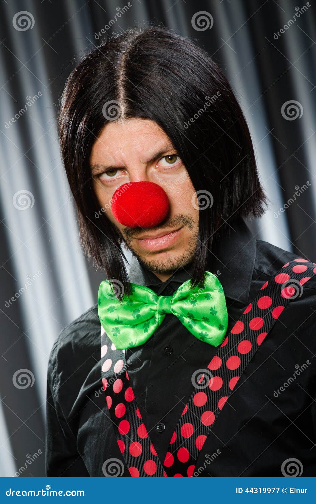 Funny Clown in Humorous Concept Stock Image - Image of occupation ...
