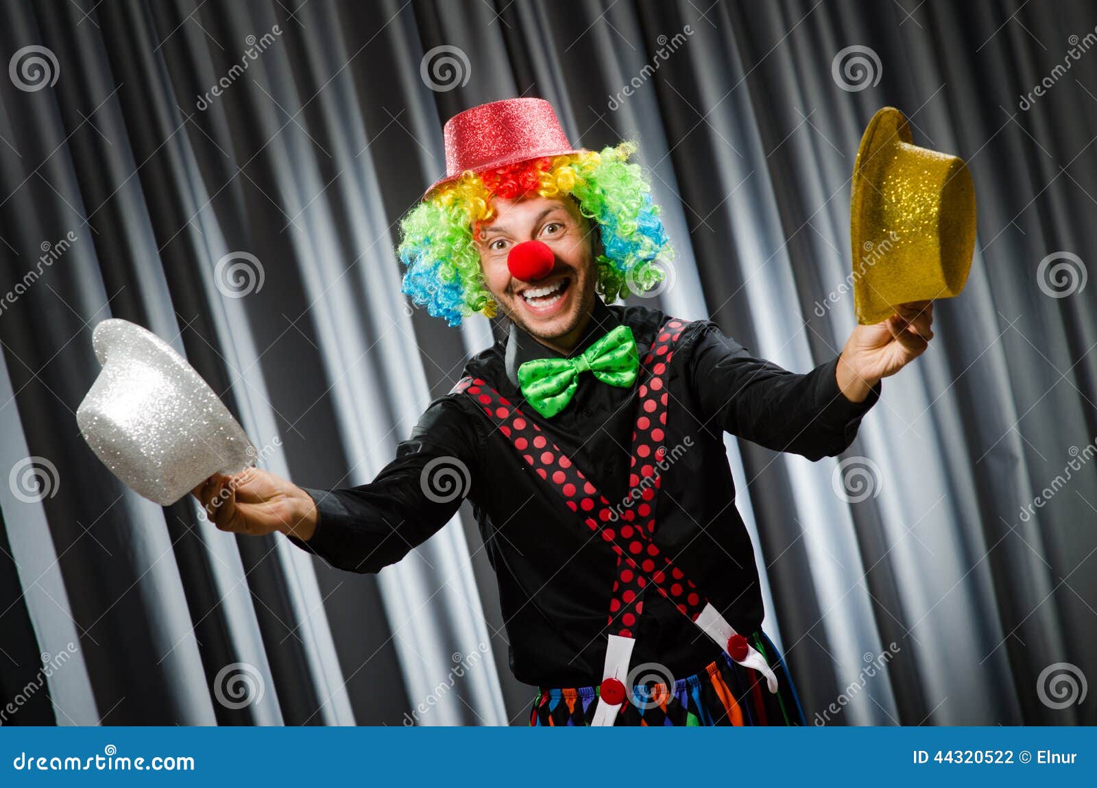 Funny Clown in Humorous Concept Stock Photo - Image of party, happiness ...