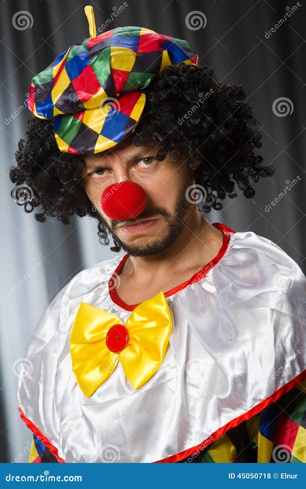 Funny Clown in Humorous Concept Stock Photo - Image of expression ...