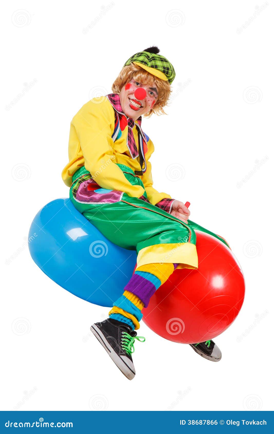Clown Sits In A Container Royalty-Free Stock Photo | CartoonDealer.com ...