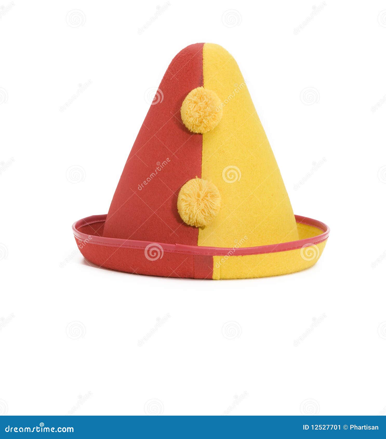 A funny clowns hat stock image. Image of play, clown - 12527701