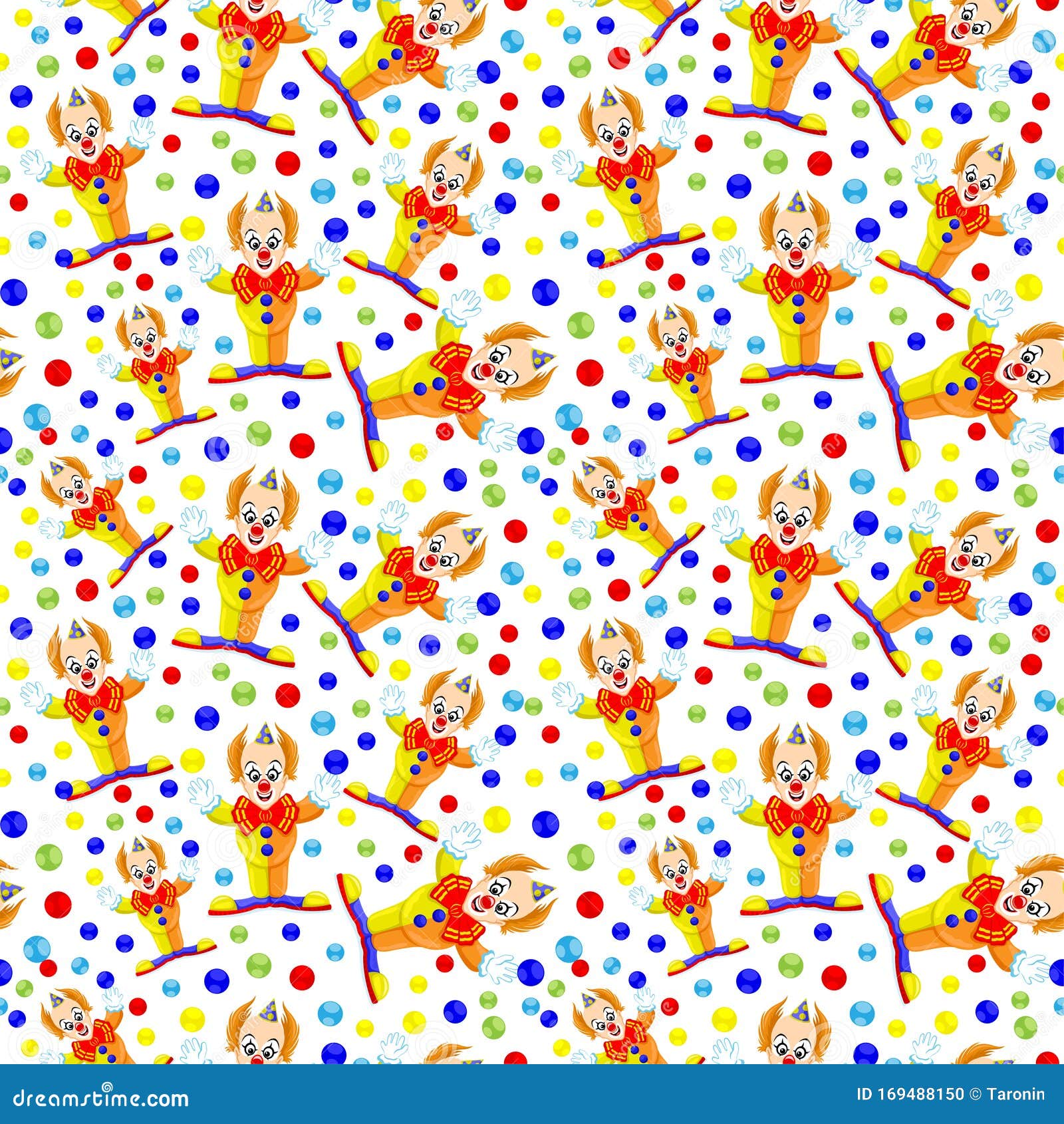 Funny Clowns On Happy Birthday Card Royalty-Free Stock Image ...