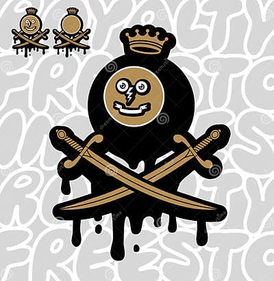 Funny Coat of Arms stock vector. Illustration of elegance - 3698105