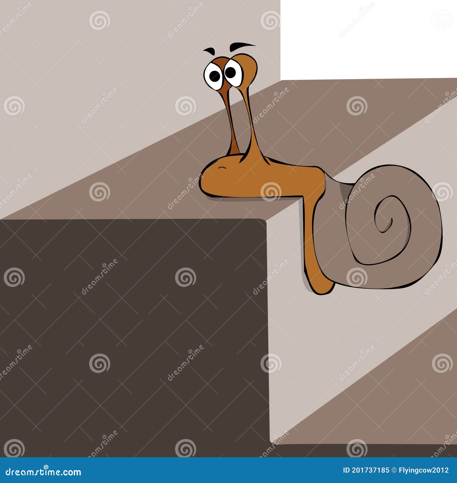 Funny Comic art slug stock illustration. Illustration of demonstration ...