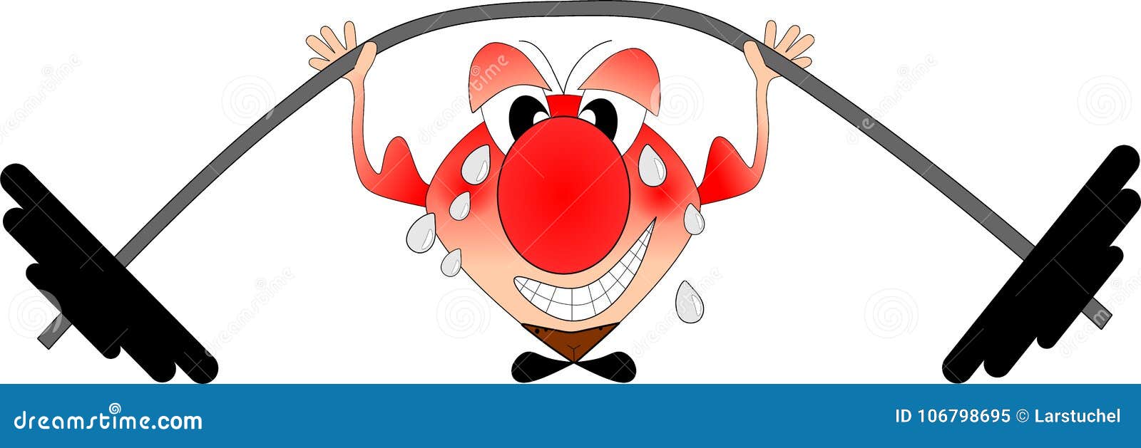 Figure Lifting Weights Cartoon Vector | CartoonDealer.com #30973239