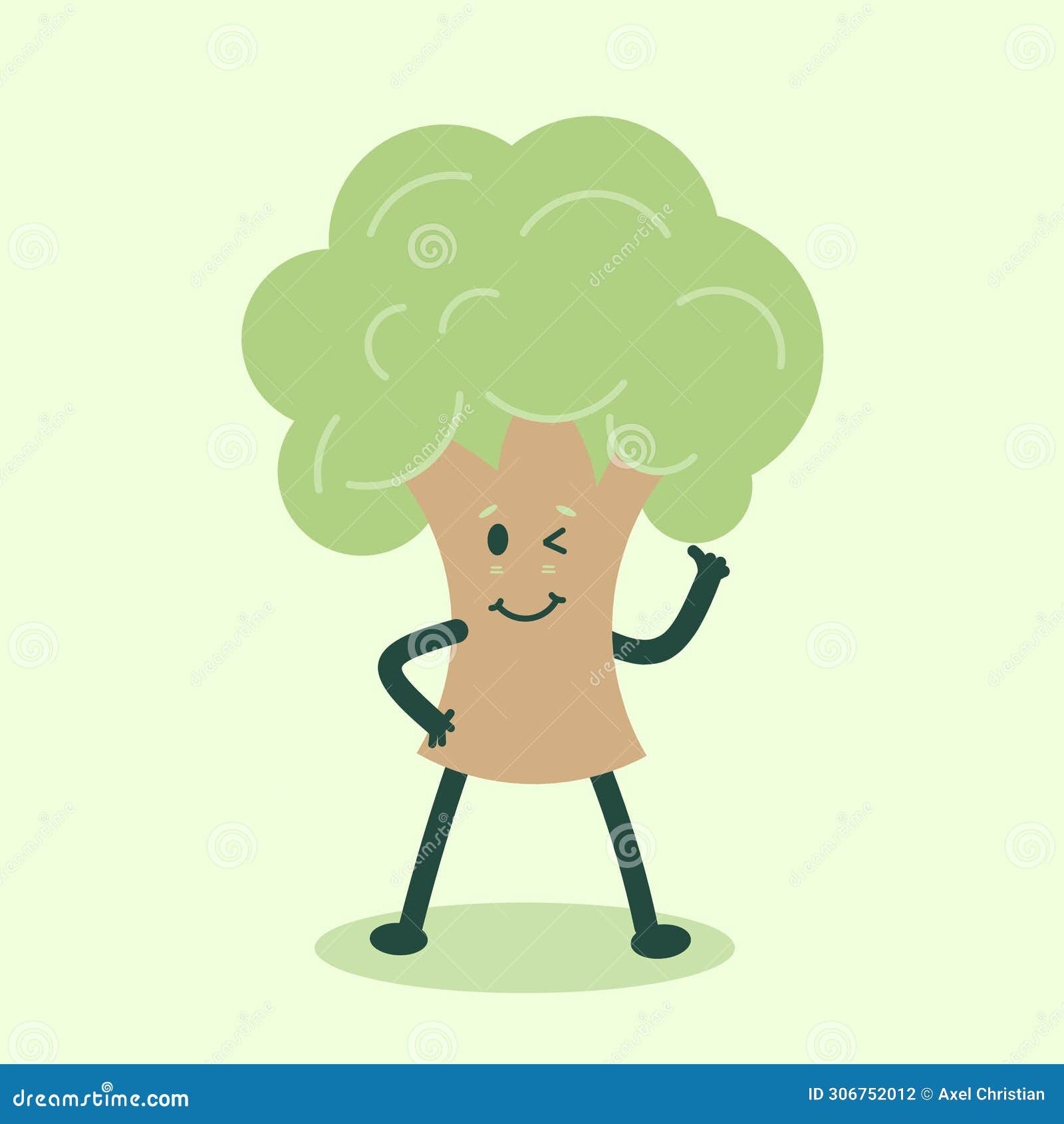 Funny Comic Tree Characters Showing Various Emotions Stock Vector ...