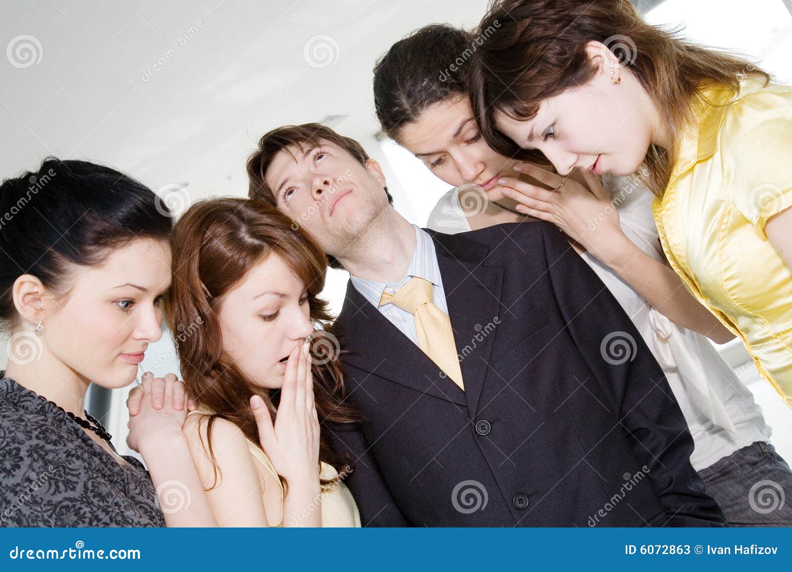 Funny Company are Surprising Stock Image - Image of accident, break ...