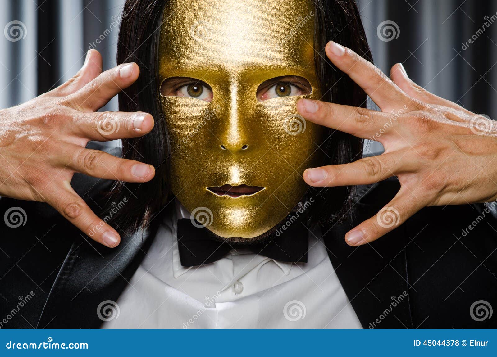 Funny Concept with Theatrical Stock Photo - Image of mime, comedy: 45044378