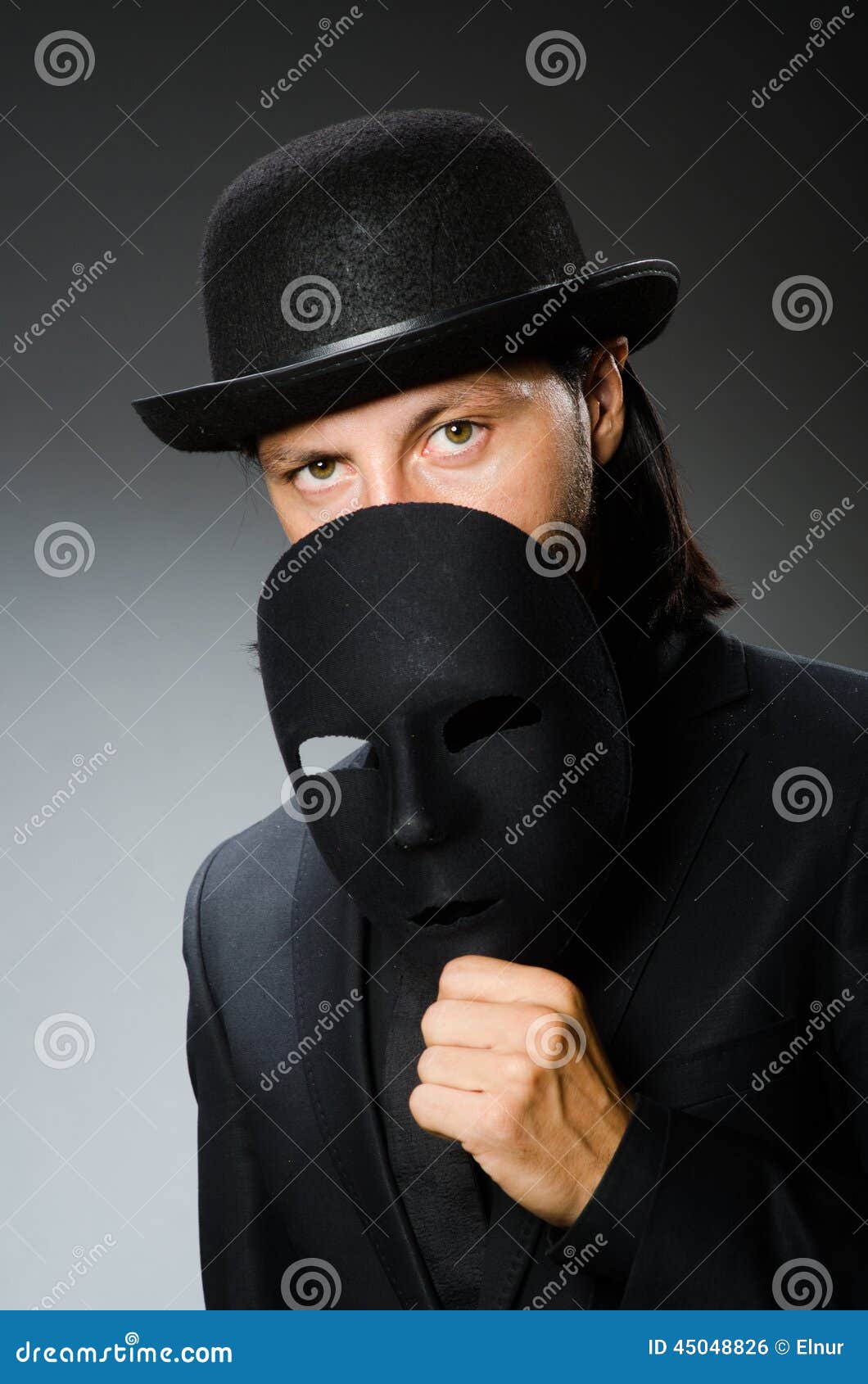 Funny Concept with Theatrical Stock Photo - Image of impostor, face ...
