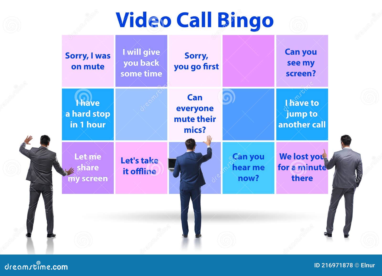 Funny Concept with Video Call Bingo Stock Photo - Image of quarantine ...