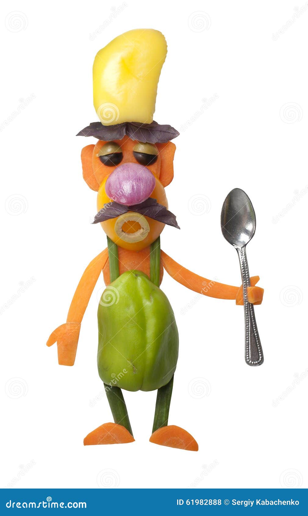 Funny Man Cook Tasting Dessert. Brutal Confectioner Hungry, Ready To ...