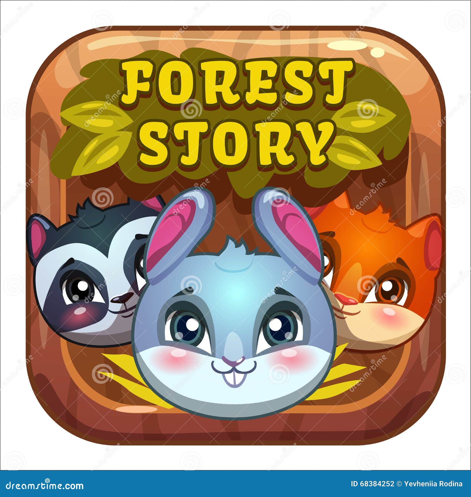 Funny Cool App Store Game Icon Stock Vector - Illustration of ...