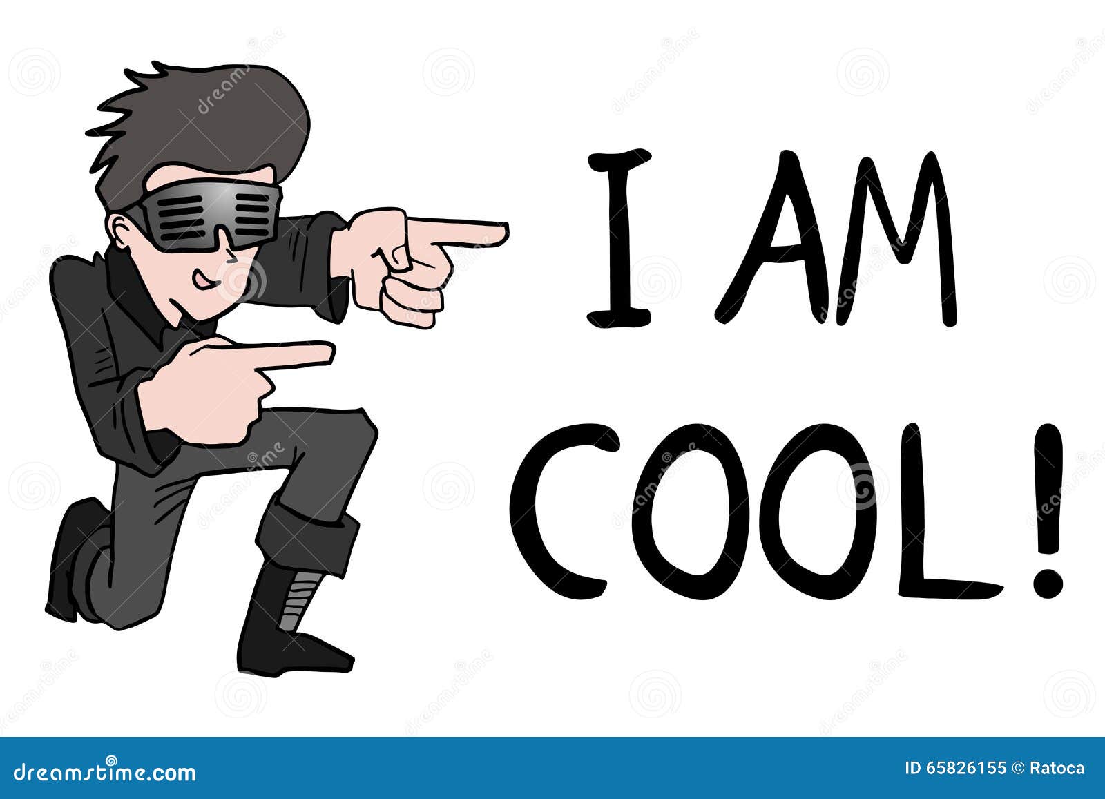 Funny cool message stock vector. Illustration of digital - 65826155