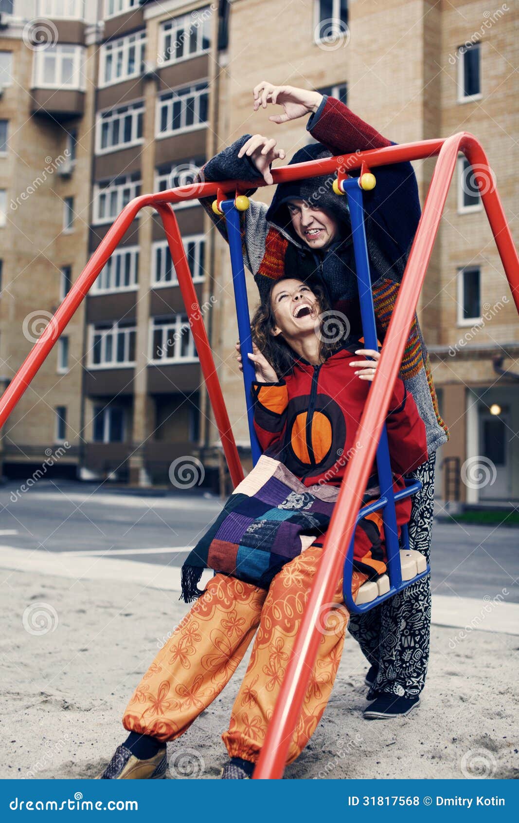 Funny couple stock photo. Image of handsome, clothing - 31817568