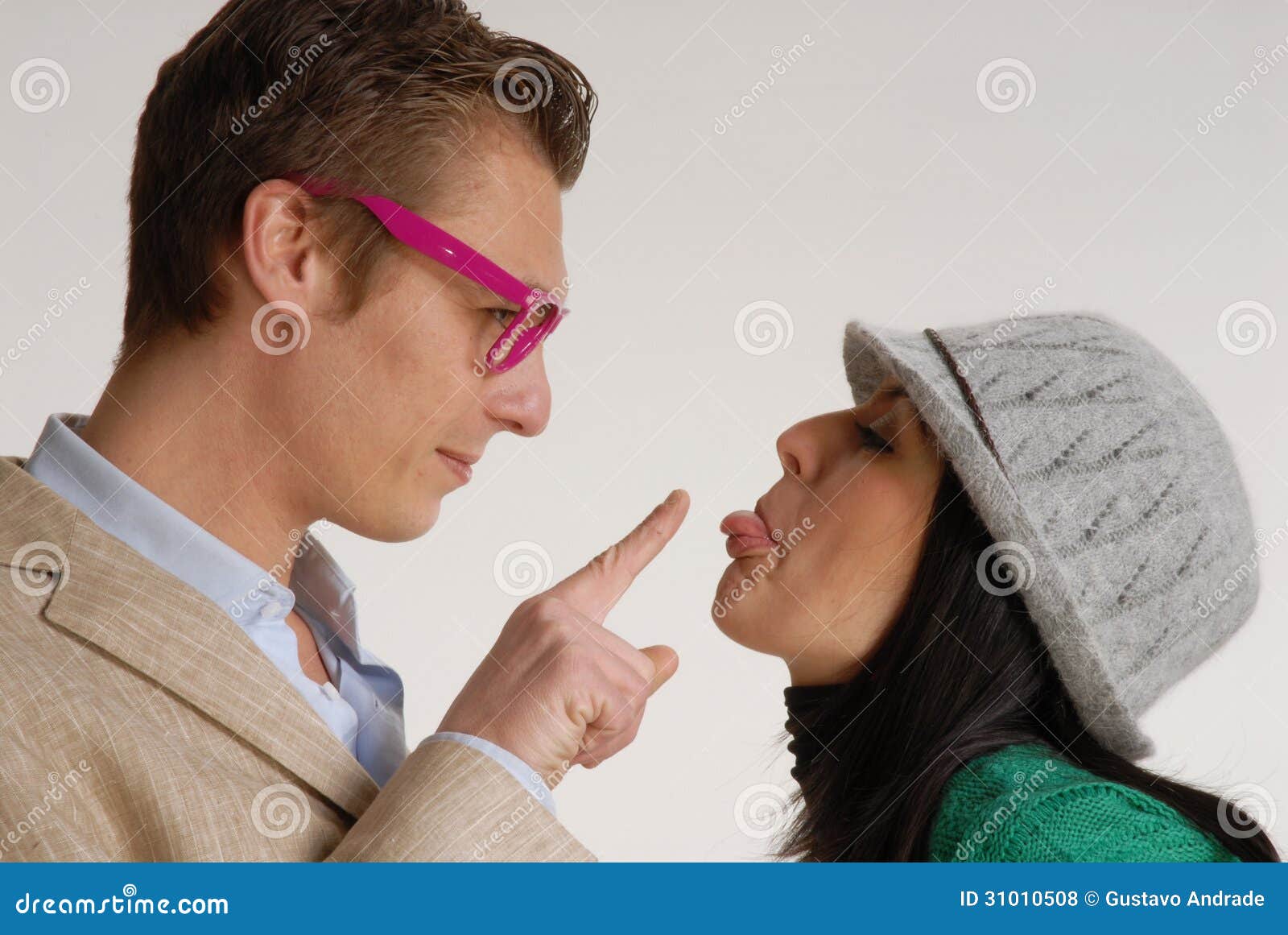 Funny couple. stock photo. Image of compatible, healthy - 31010508