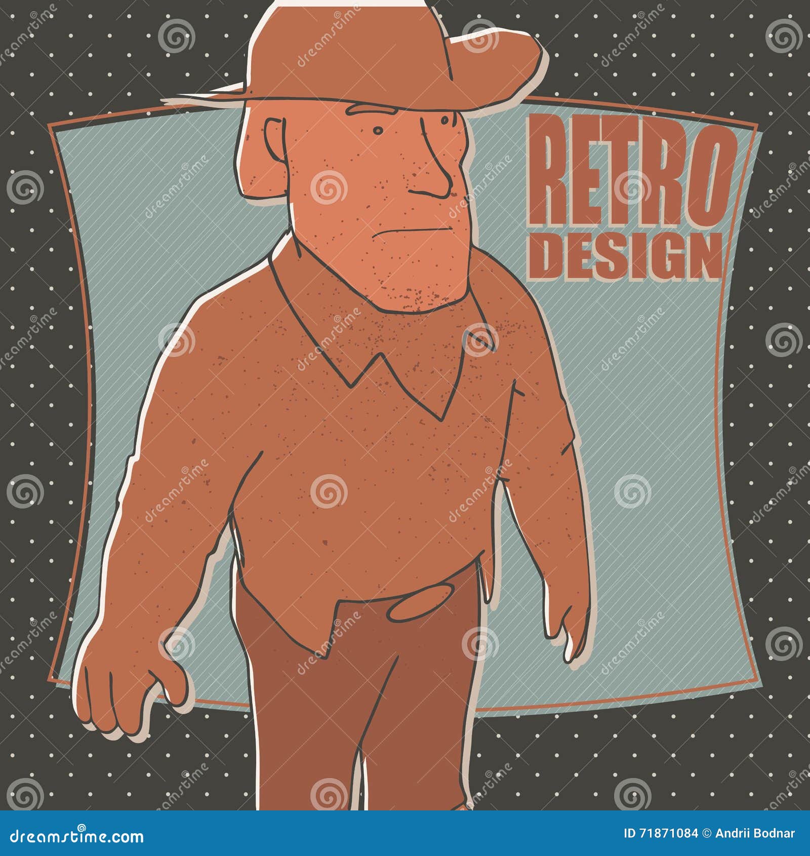 Funny Cowboy Sheriff Cartoon Vector Illustration | CartoonDealer.com ...