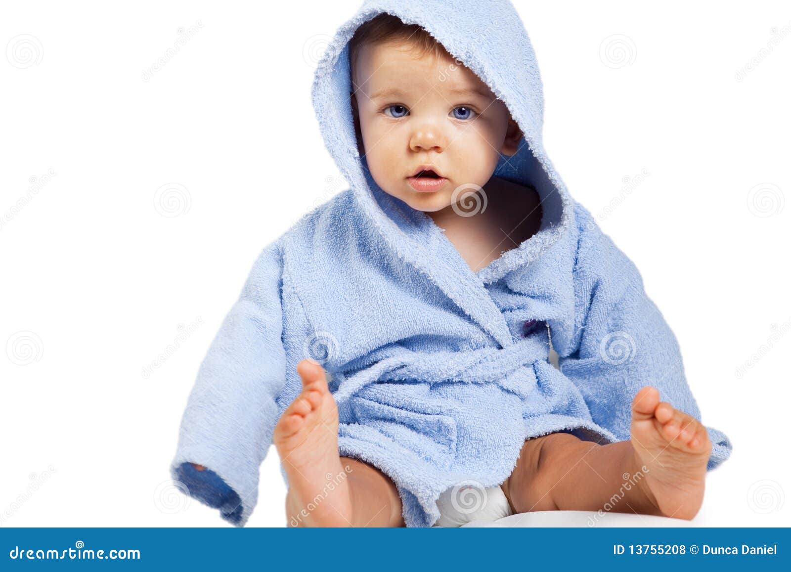 Funny Cute Baby Boy Isolated on White Stock Photo - Image of bright ...