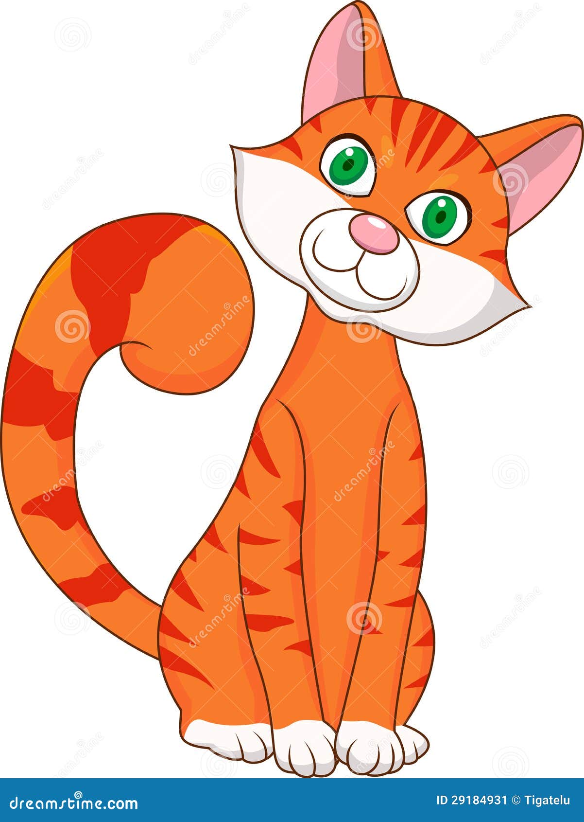 Funny cute cartoon stock vector. Illustration of comic - 29184931