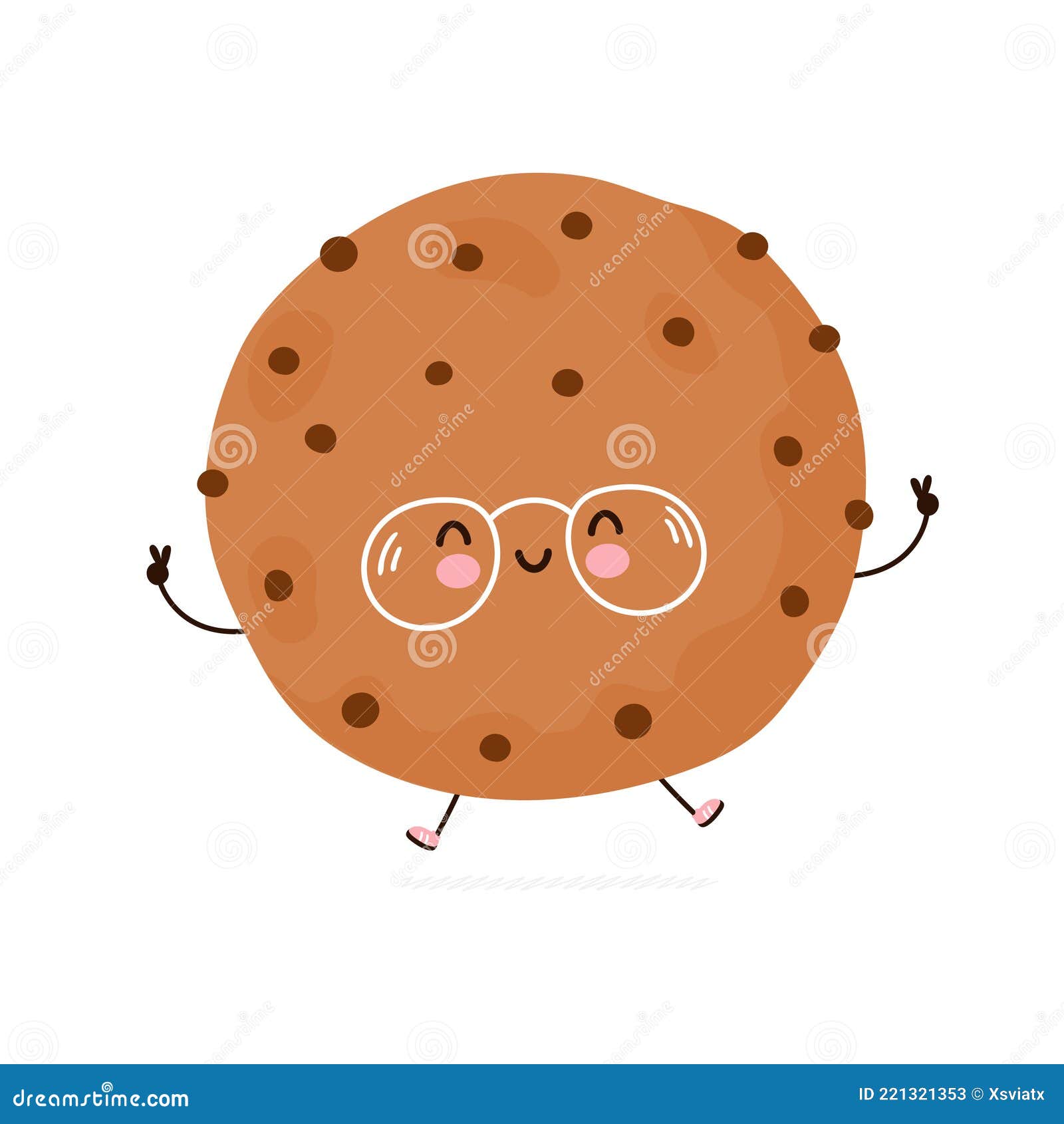 Funny Cute Vector Cartoon Illustration Icon Stock Vector - Illustration ...