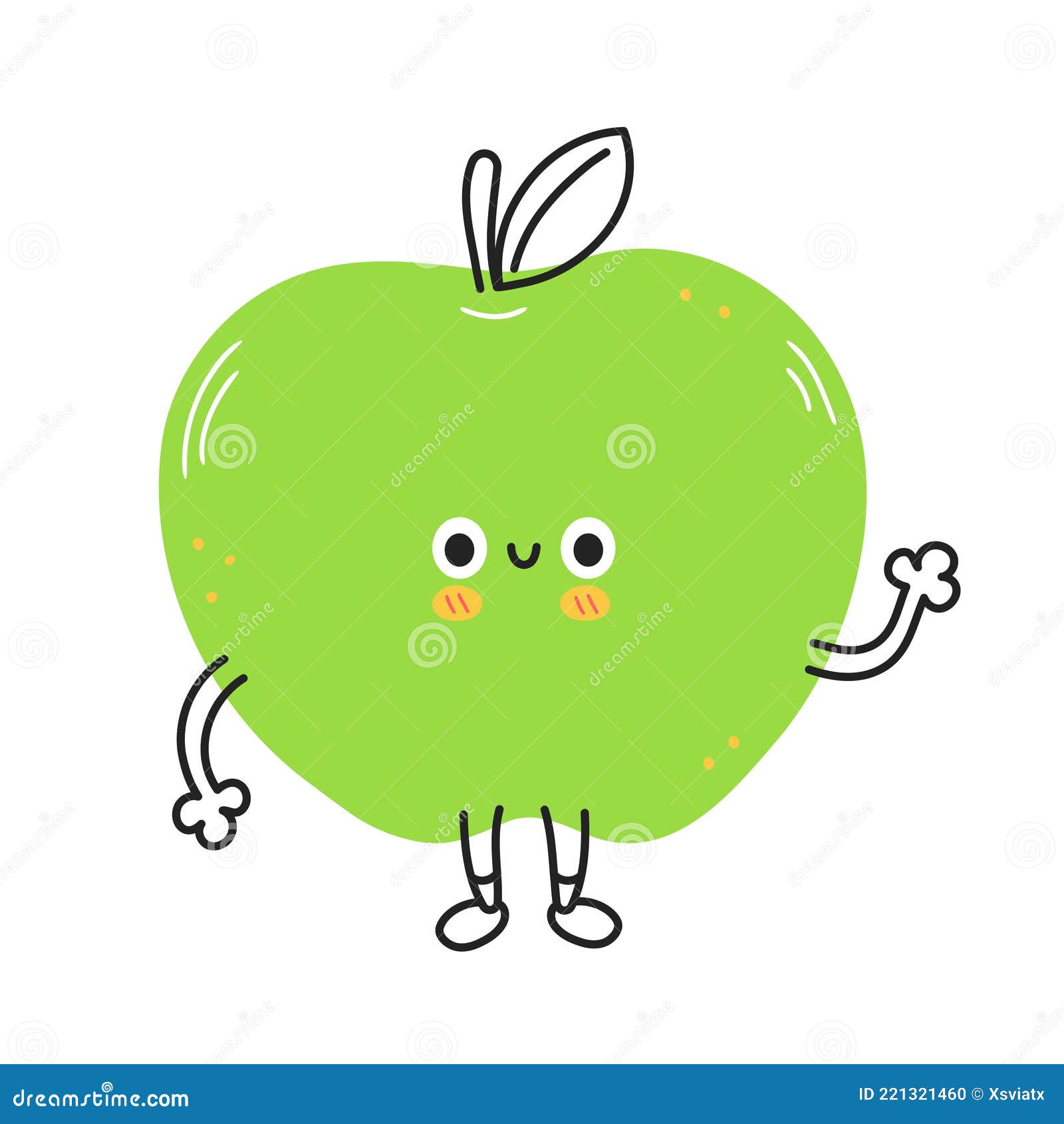 Funny Cute Vector Cartoon Illustration Icon Stock Vector - Illustration ...