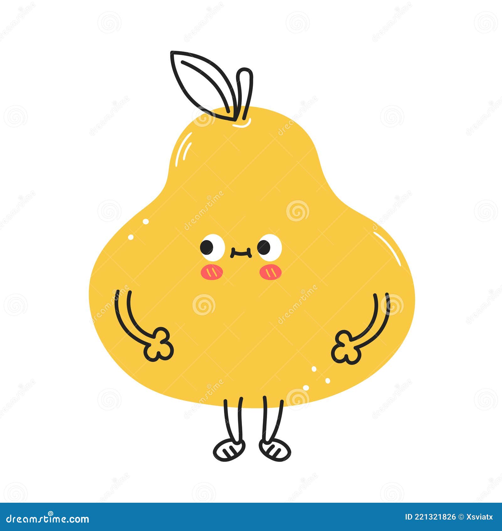 Funny Cute Vector Cartoon Illustration Icon Stock Vector - Illustration ...
