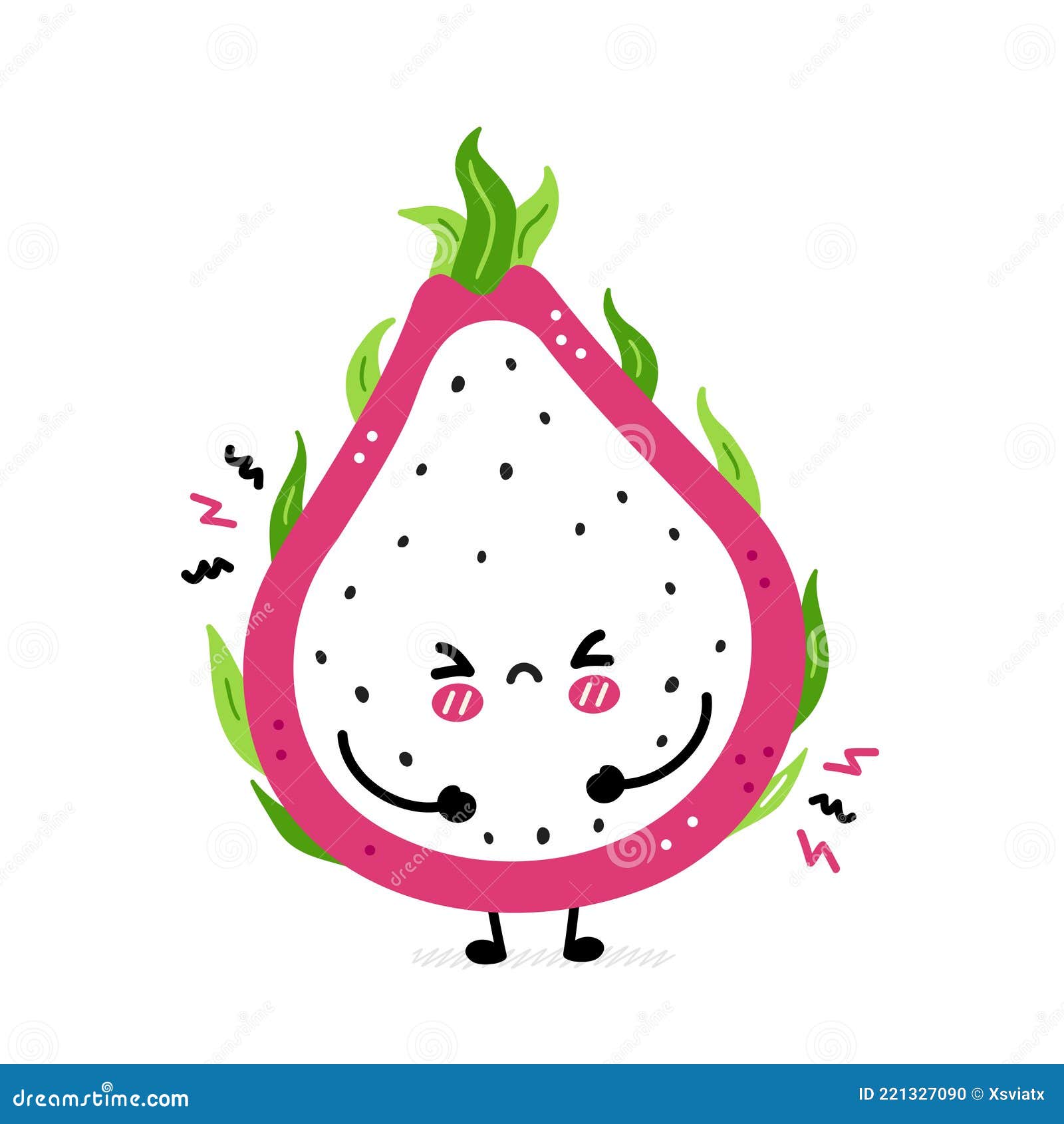 Funny Cute Vector Cartoon Illustration Icon Stock Vector - Illustration ...