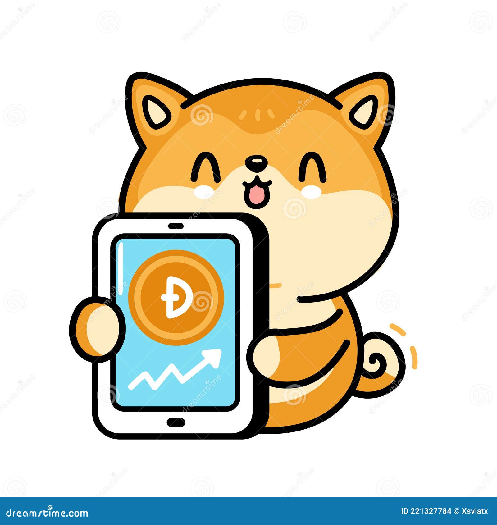 Funny Cute Vector Cartoon Illustration Icon Stock Vector - Illustration ...