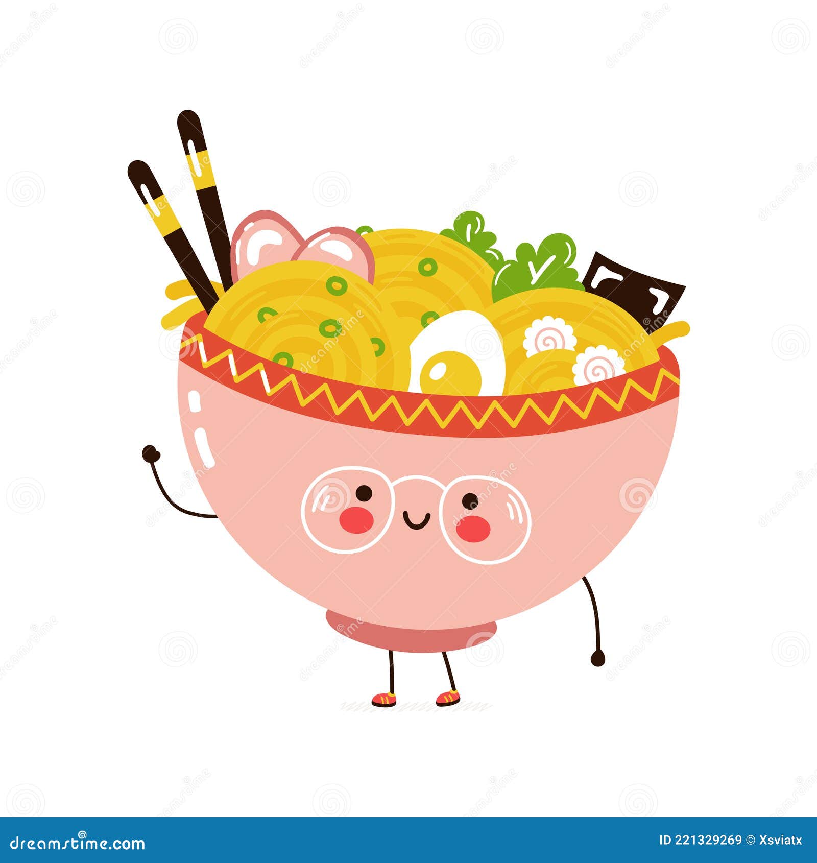 Funny Cute Vector Cartoon Illustration Icon Stock Vector - Illustration ...