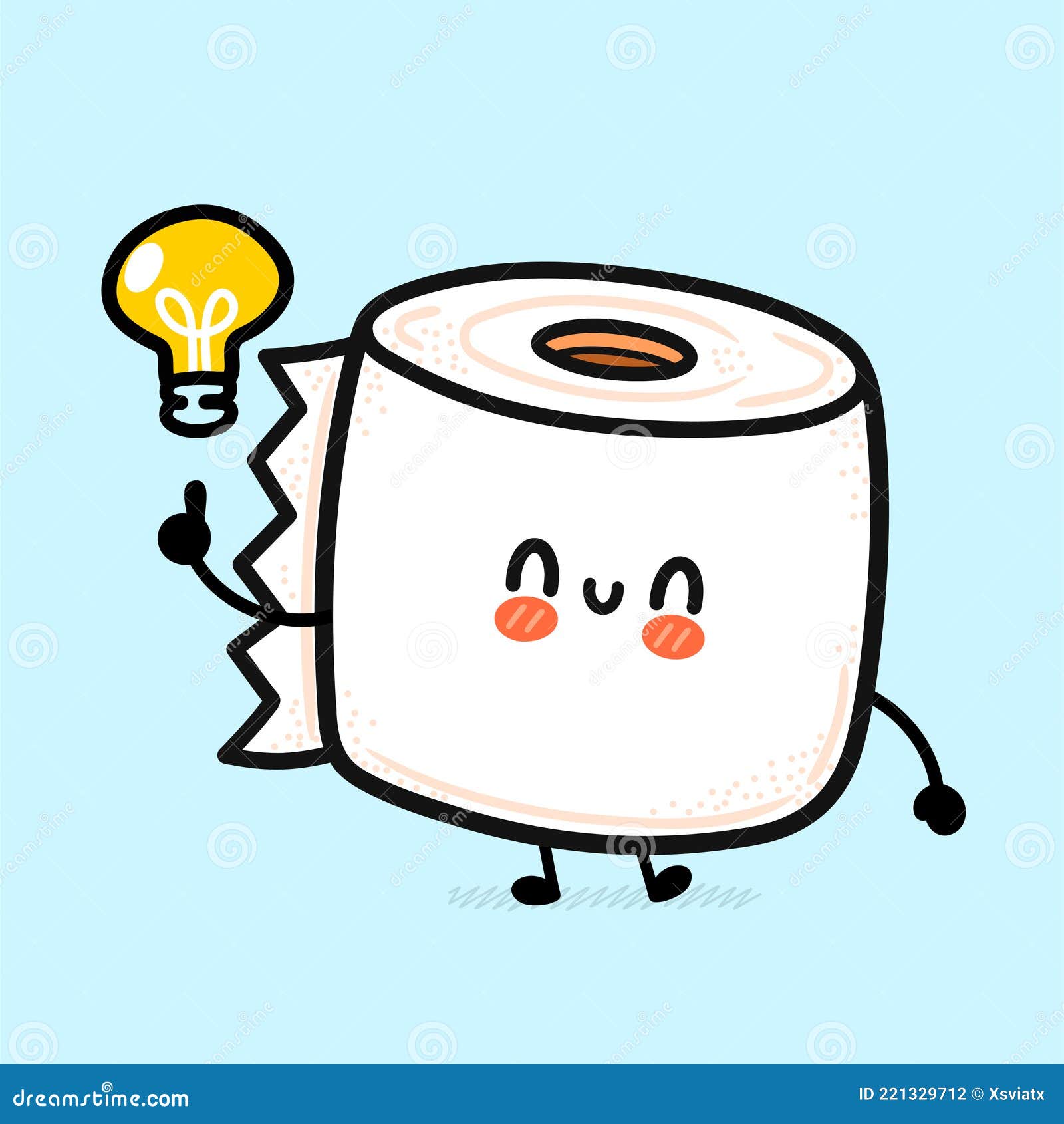 Funny Cute Vector Cartoon Illustration Icon Stock Vector - Illustration ...