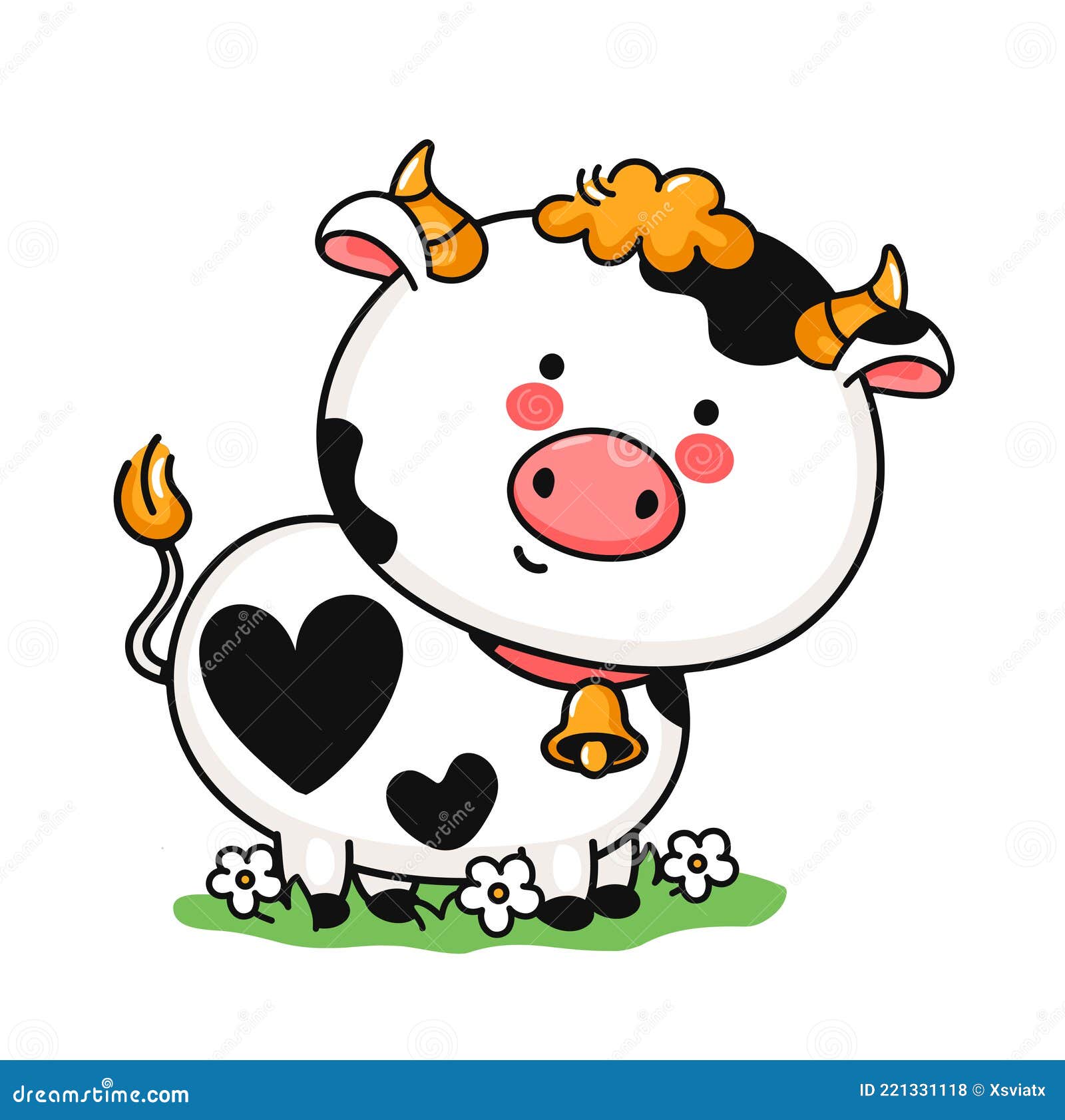 Funny Cute Vector Cartoon Illustration Icon Stock Vector - Illustration ...