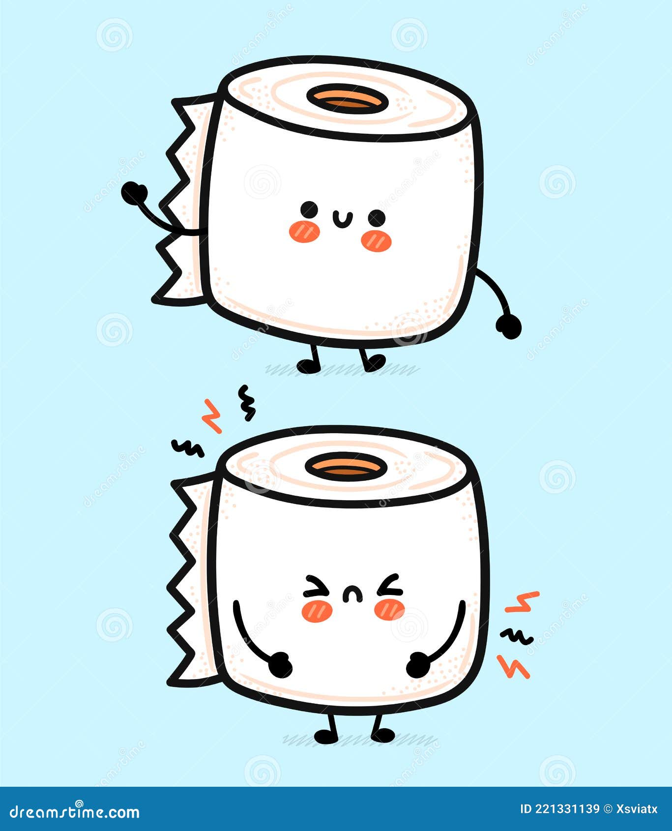 Funny Cute Vector Cartoon Illustration Icon Stock Vector - Illustration ...