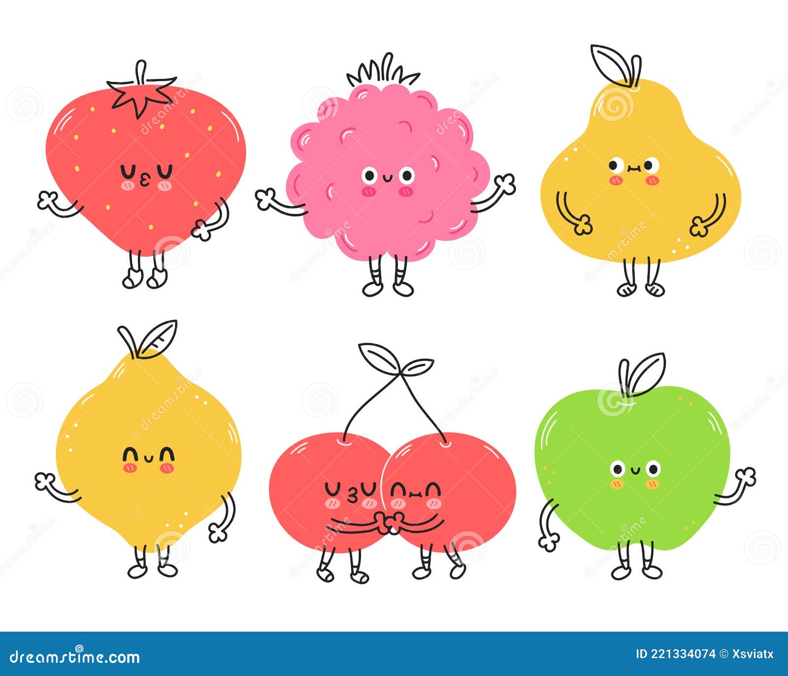 Funny Cute Vector Cartoon Illustration Icon Stock Vector - Illustration ...