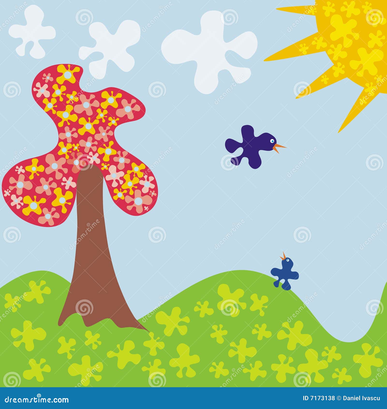 Funny Day stock vector. Illustration of imagination, pattern - 7173138