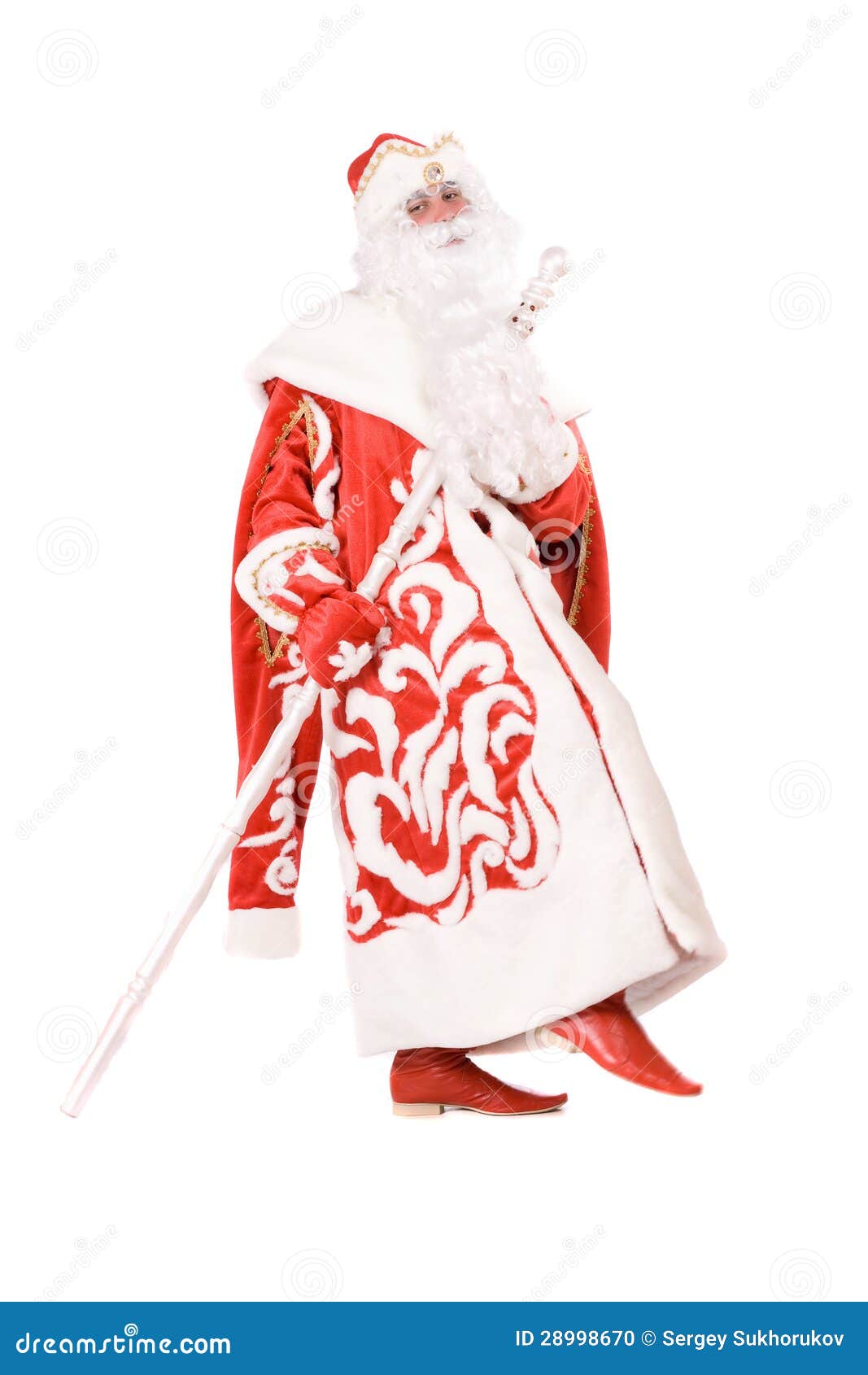 Funny Ded Moroz stock photo. Image of holiday, boots - 28998670