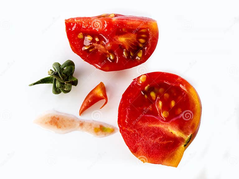 Funny deformed tomato stock photo. Image of summer, vegetable - 155157718