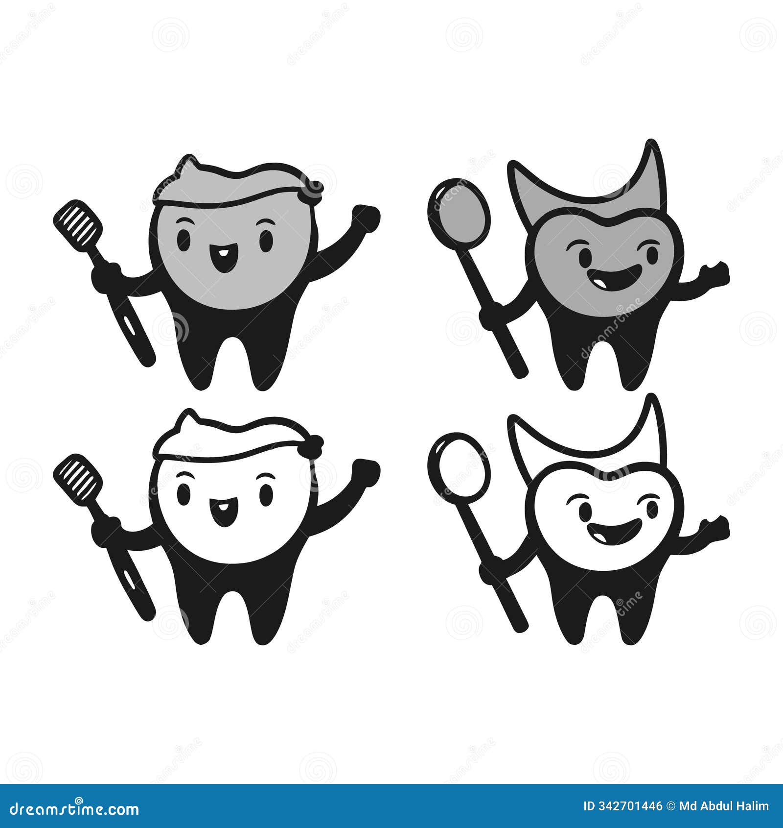 Funny Dental Maze Game For Kids. Help The Cute Mouse Get To The Tooth ...