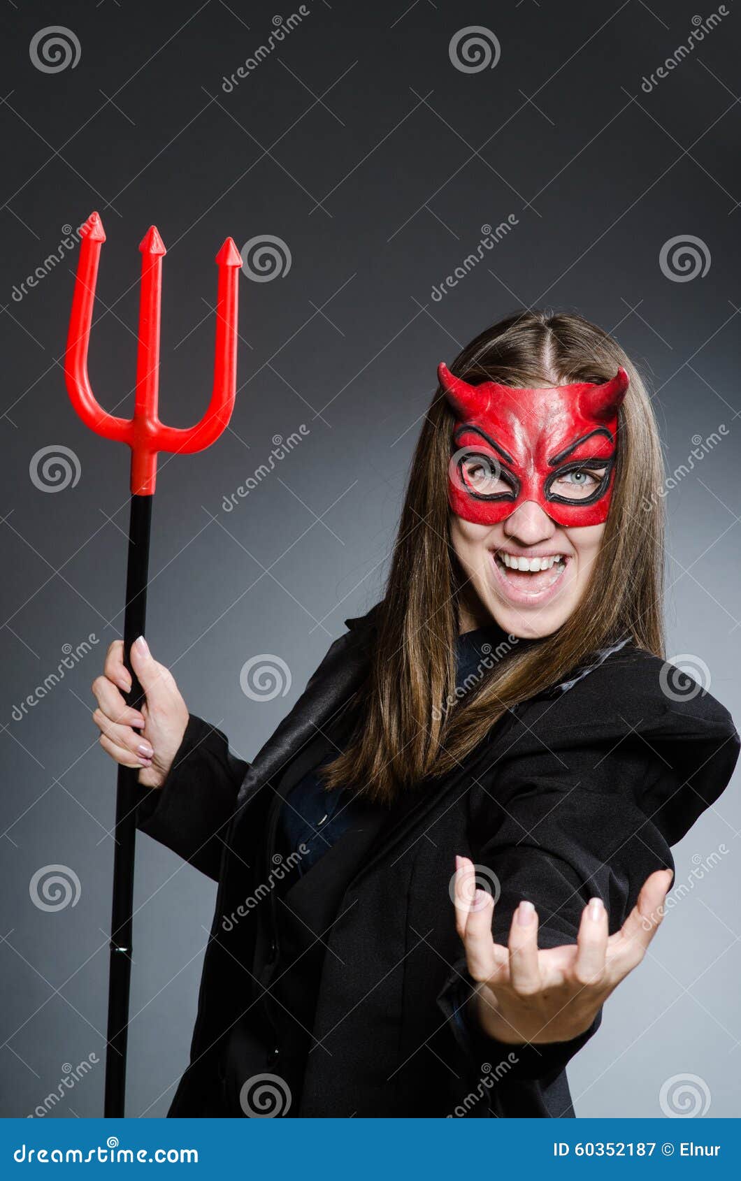 Funny Devil in Halloween Concept Stock Image - Image of inferno, dead ...