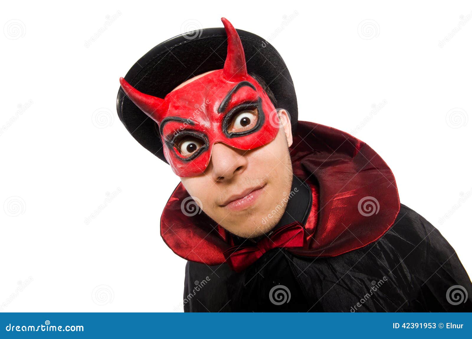 Funny devil isolated stock image. Image of funny, devil - 42391953
