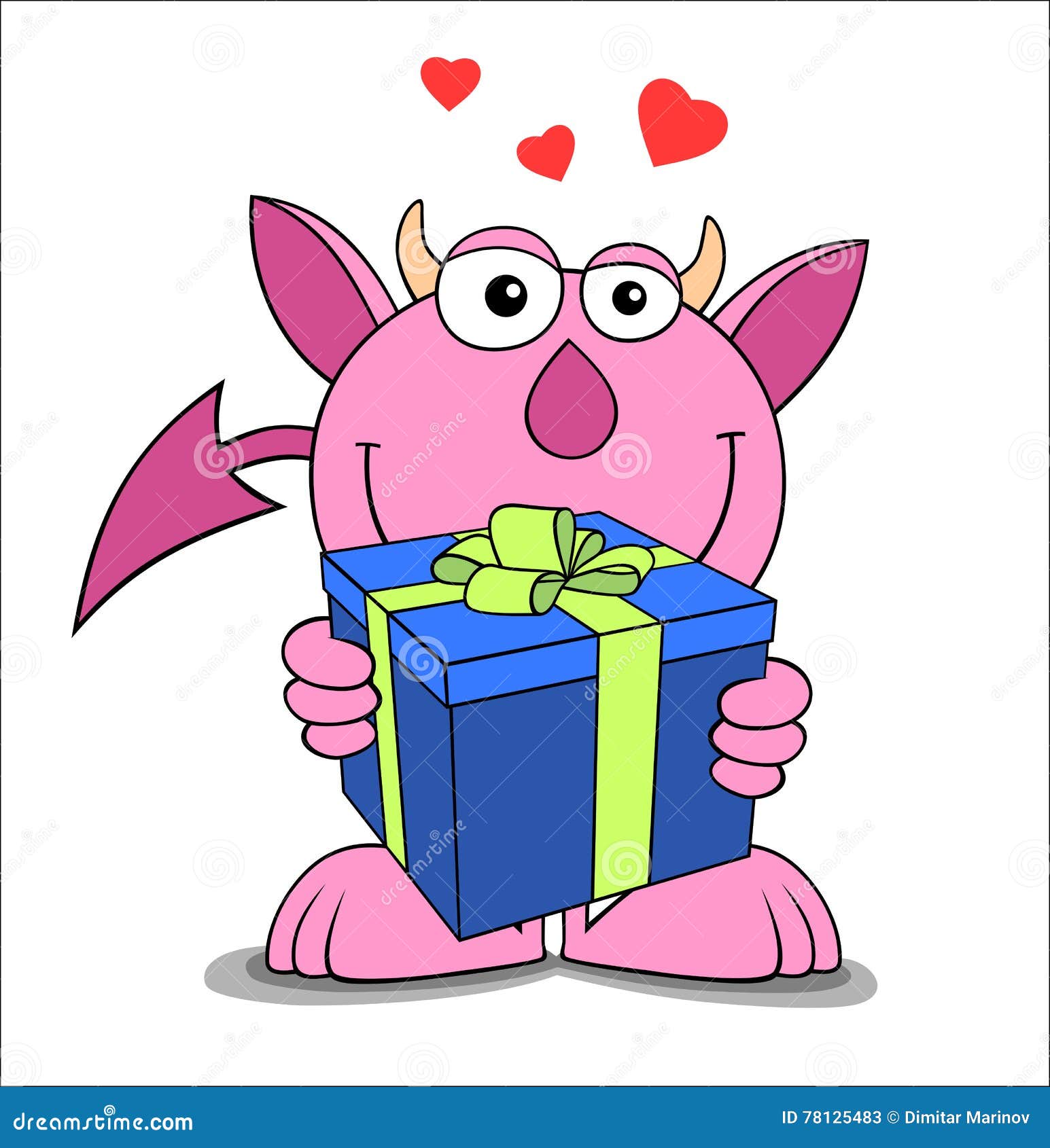 Funny devil stock vector. Illustration of devilkin, funny - 78125483