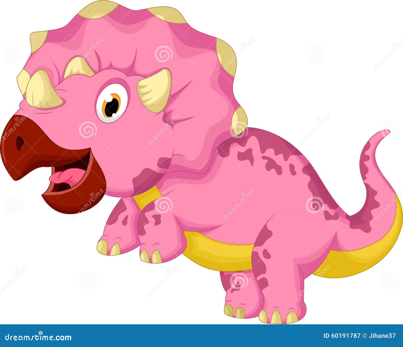 Funny Dinosaur Cartoon Royalty-Free Stock Photo | CartoonDealer.com ...