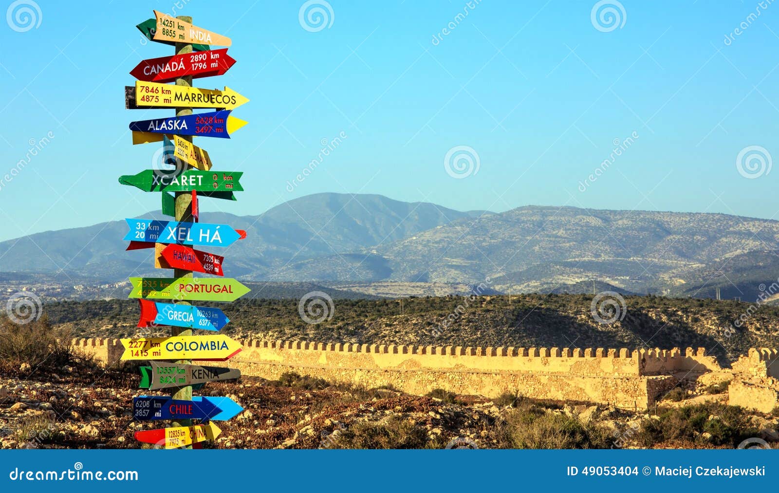 Funny direction signpost stock photo. Image of directional - 49053404