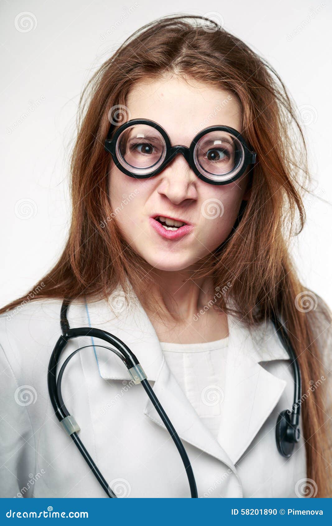 Funny doctor stock photo. Image of coat, face, care, people - 58201890